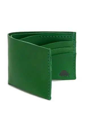 EZRA ARTHUR No. 8 Classic Bifold Wallet - Green