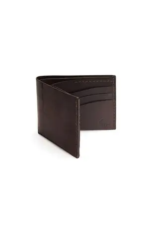 EZRA ARTHUR No. 8 Classic Bifold Wallet - Malbec