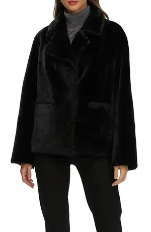 Gorski Reversible Shearling Jacket With Embroidered Trim