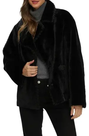 Gorski Reversible Shearling Jacket With Embroidered Trim
