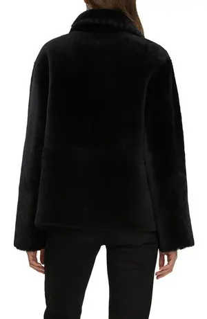 Gorski Reversible Shearling Jacket With Embroidered Trim