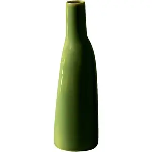 GHARYAN STONEWARE Dadasi Carafe/bottle - Shiny Green