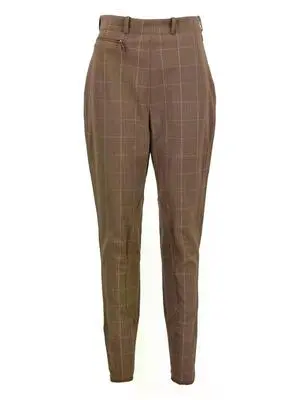 Hermès Checked Trousers