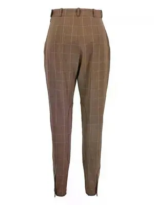 Hermès Checked Trousers