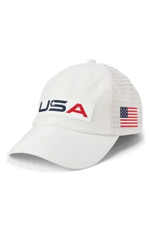 Polo Ralph Lauren Sport Baseball Cap - Ceramic White