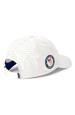 Polo Ralph Lauren Sport Baseball Cap - Ceramic White