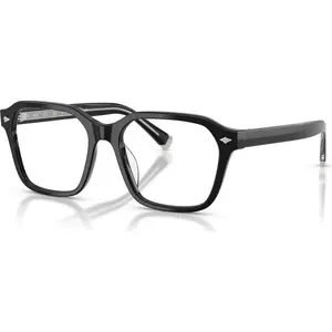 Brunello Cucinelli 53mm Rectangle Optical Glasses - Black