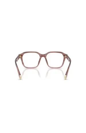 Brunello Cucinelli 53mm Rectangle Optical Glasses - Violet