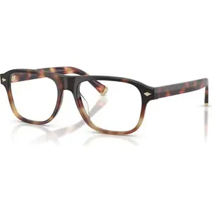 Brunello Cucinelli Acetate Pillow Frame Eyeglasses - Tortoise