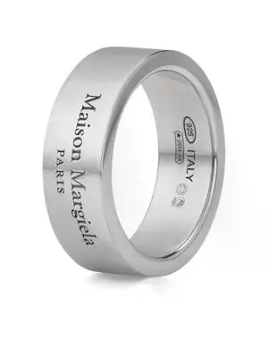 MAISON MARGIELA Logo Reference Ring - Silver