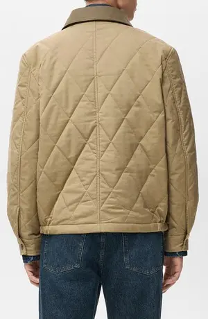 Mango Quilted Water-repellent Jacket