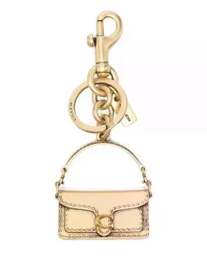 COACH® Mini Bag Keyring Chain - Gold
