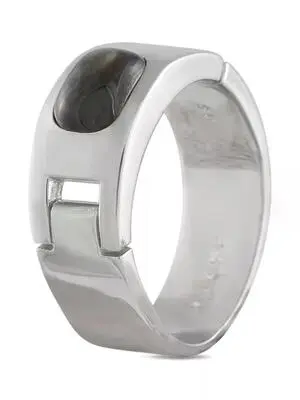 Hermès 18k White Gold Quartz Ring