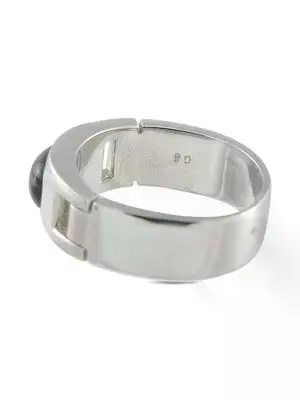 Hermès 18k White Gold Quartz Ring