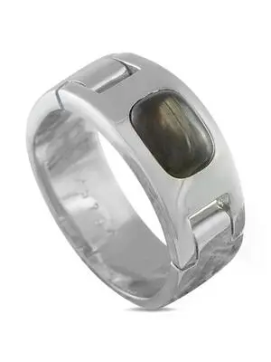 Hermès 18k White Gold Quartz Ring