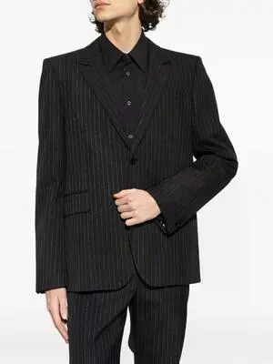 Alexander McQueen Pinstriped Blazer