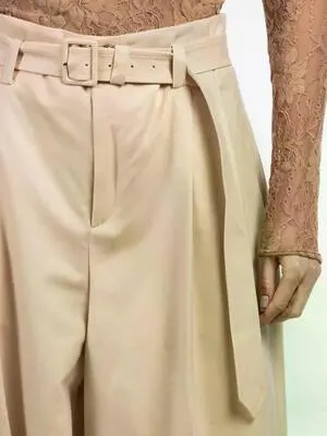 Zimmermann Belted Wide-leg Trousers