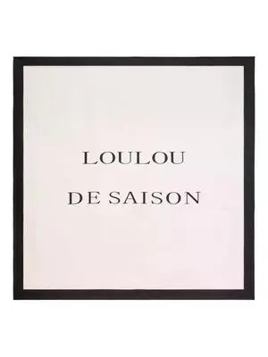 Loulou De Saison Square-shape Scarf - Neutrals
