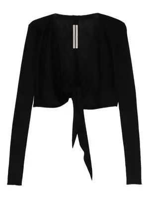 Rick Owens Tie Detailed Cardigans For Women
