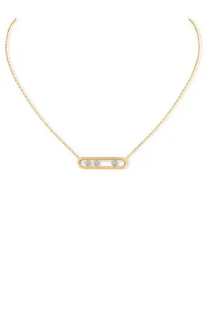 Messika Move Classique Diamond Pendant Necklace - Yellow Gold