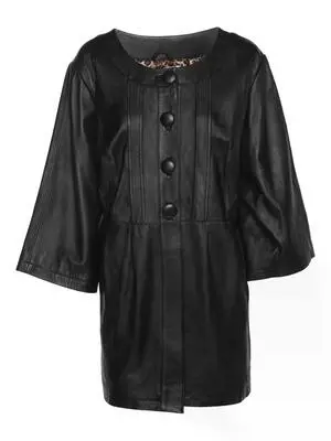 ANNA SCHOLZ Leather Coat