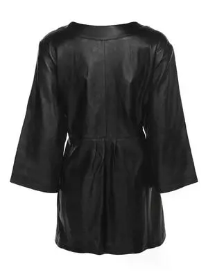 ANNA SCHOLZ Leather Coat