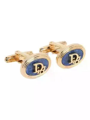 Dior Lapis Lazuli Cufflinks - Gold