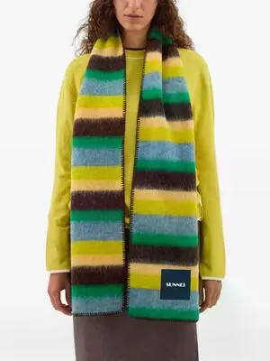 Sunnei Multicolour Stripes Scarf