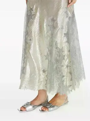 Tory Burch Star Lace-detail Slip Dress
