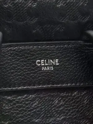 Celine Embossed Calfskin Triomphe Backpack