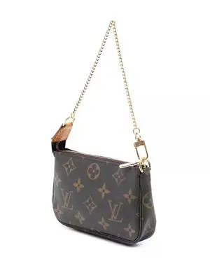 LOUIS VUITTON 2005 Monogram Mini Pochette Accessoires Handbag
