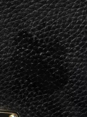 Michael Kors Tassel Leather Shoulder Bag - Black