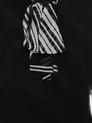 BASLER Drawstring Eyelet Jersey Top