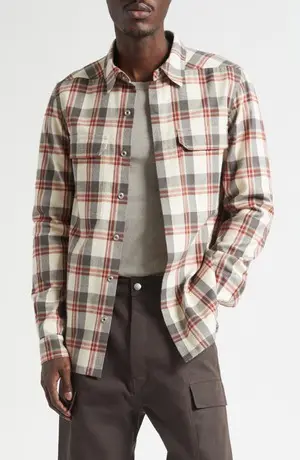 Men's Plaid Cotton