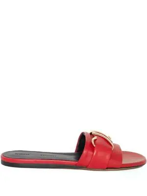 Proenza Schouler Monogram Flat Sandals