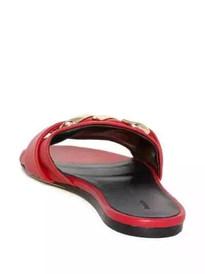 Proenza Schouler Monogram Flat Sandals