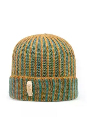 Nick Fouquet Ribbed Alpaca Beanie - Yellow