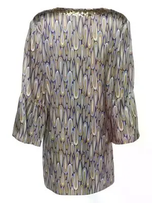 ANNA SCHOLZ Sequin-embellished V-neck Tunic