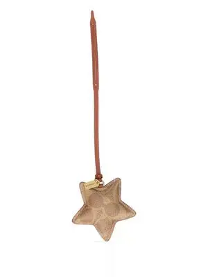 COACH® Star Keyring - Neutrals