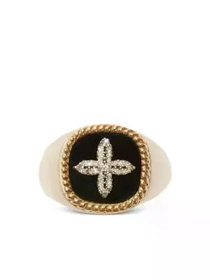 Pascale Monvoisin Bowie Diamond Signet Ring - Gold