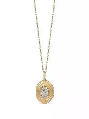 DANA REBECCA DESIGNS 14k Yellow Diamond Oval Locket Necklace - Gold