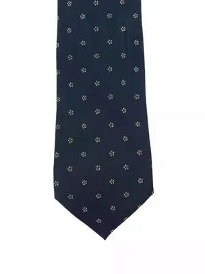 BIGI Floral-pattern Silk Tie