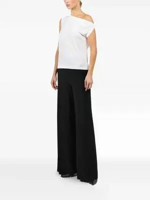 Norma Kamali Draped One-shoulder Top