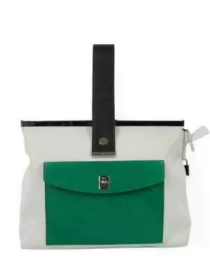 Dior Leather Shoulder Bag - White