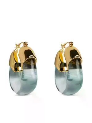 LIZZIE FORTUNATO Organic Hoop Earrings - Gold