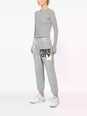 FREECITY Graphic Track Pants