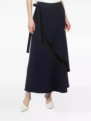 PETER COHEN Wrap-style Maxi Skirt