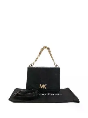 Michael Kors Python-embossed Chain-link Shoulder Bag