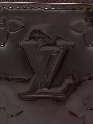 LOUIS VUITTON Leather Chain-detail Purse - Brown