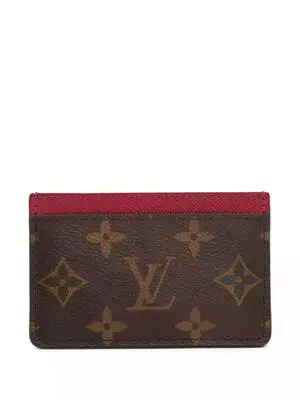 LOUIS VUITTON 2019 Monogram Card Holder - Brown